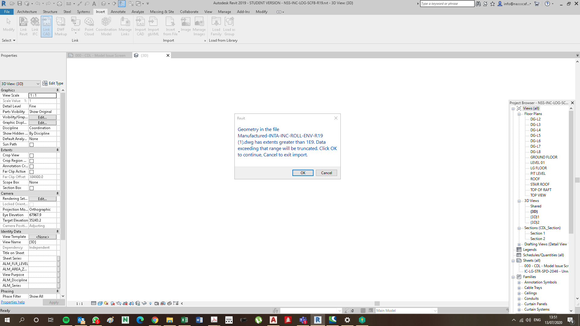 Error on Inserting CAD file - Autodesk Community