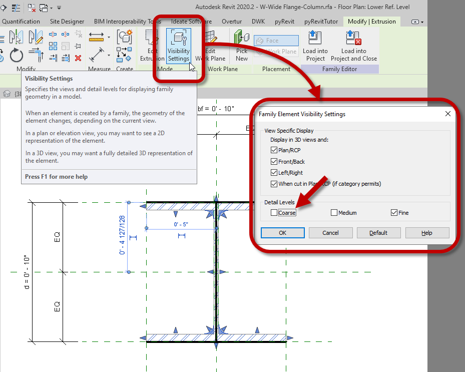 Solved: Column Display at Different Display Levels - Autodesk Community