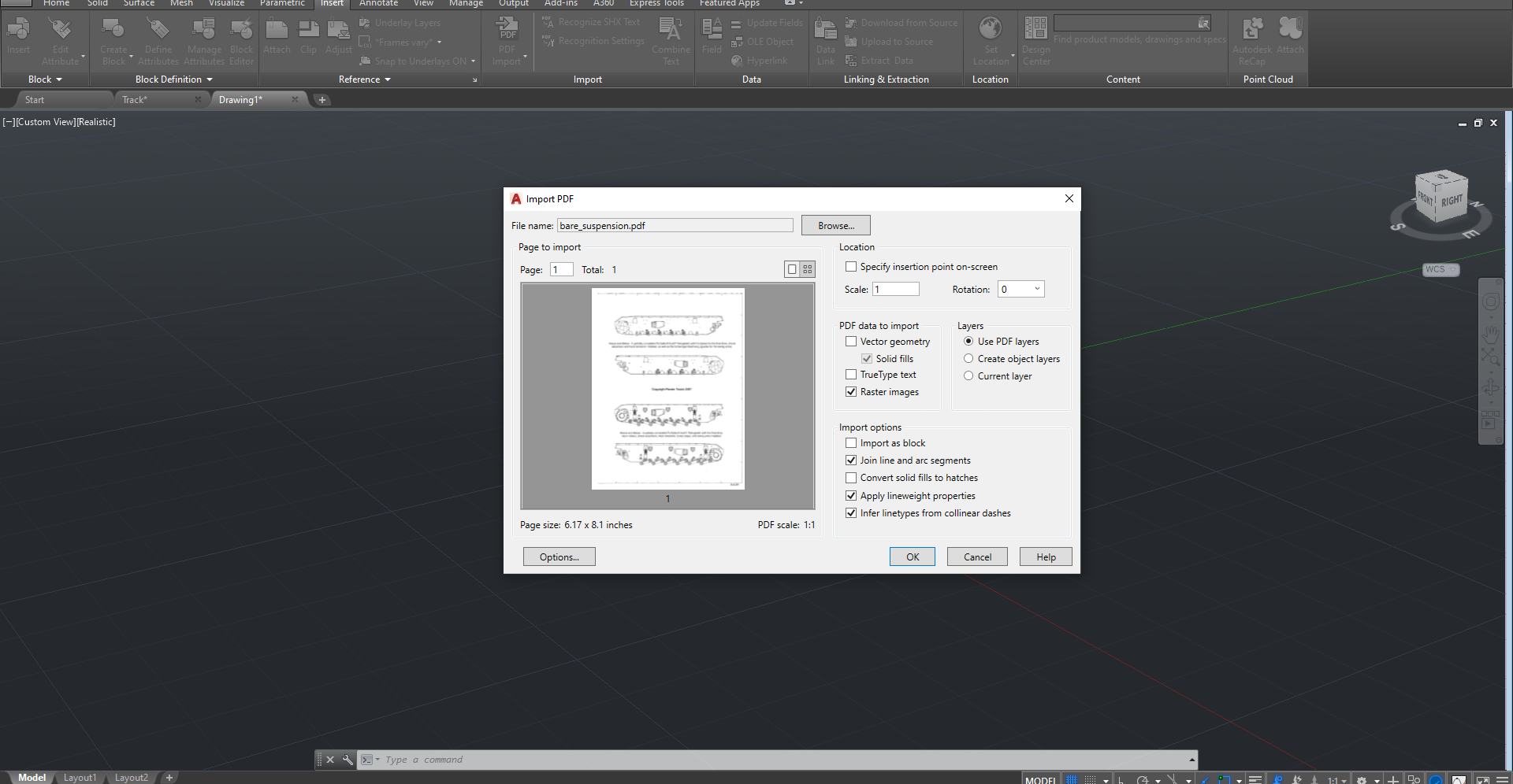 PDF import not importing white space - Autodesk Community