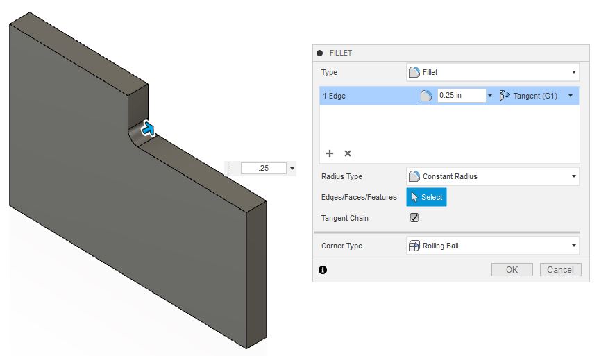 Fillet between two touching flanges - Autodesk Community