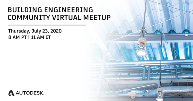 You're invited to our free Building Engineering Community Virtual Meetup on 7/23 - Register Here ...