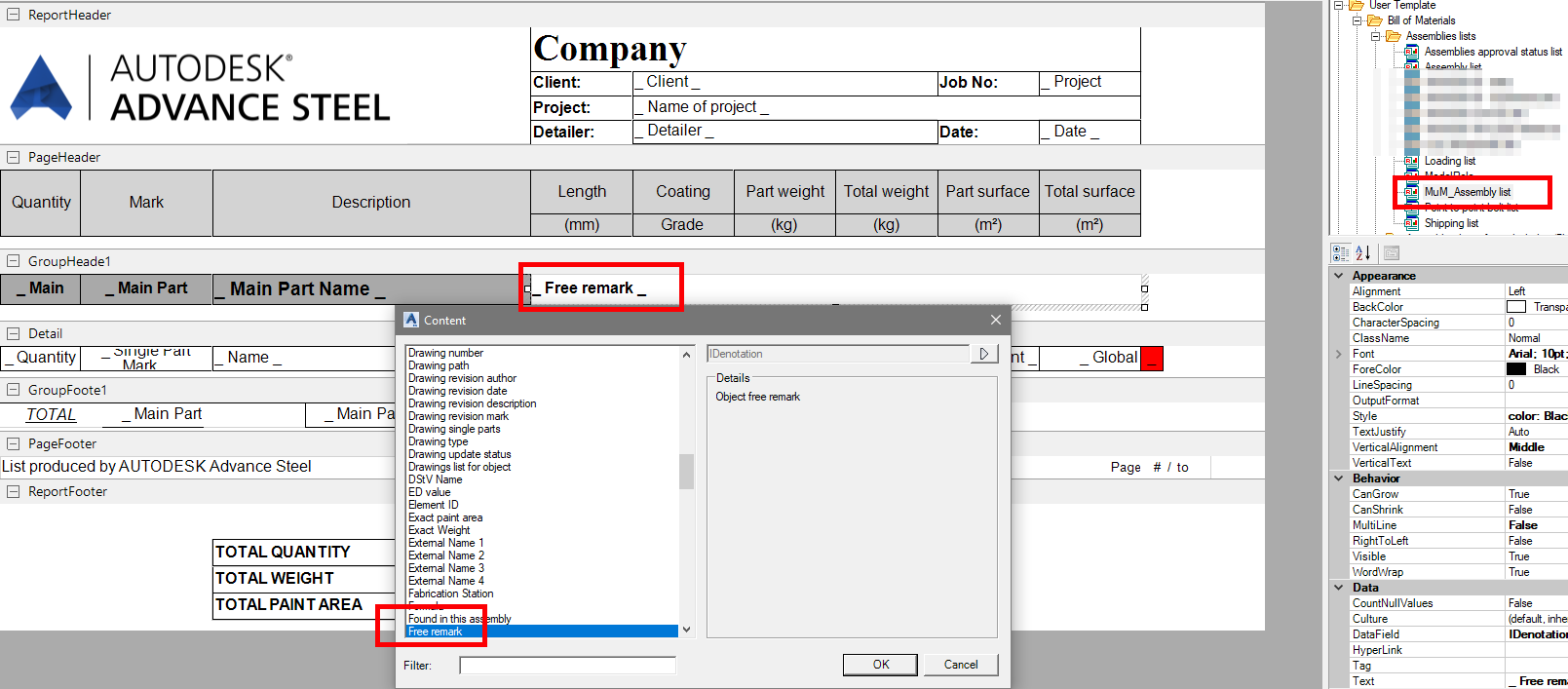 Solved: Modify Main Part Description in BOM/Material List - Autodesk ...