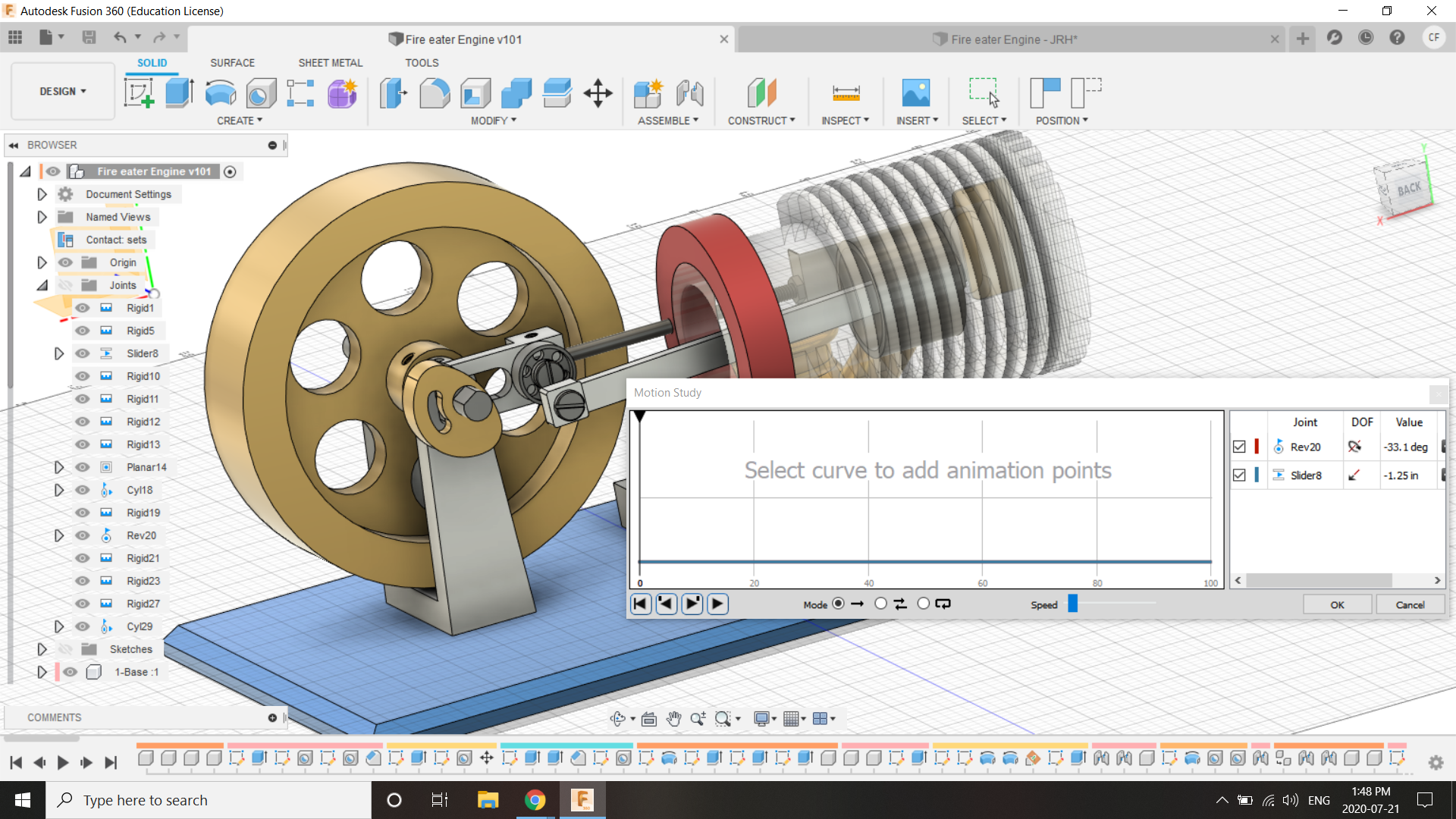 Creating a CAM Joint For Model Engine Design - Autodesk Community