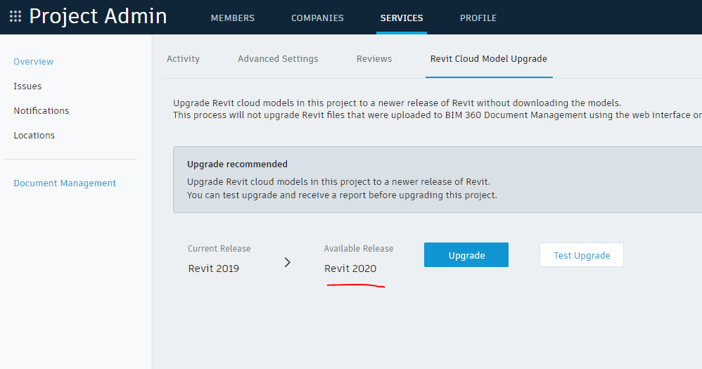 Solved Cloud Model Upgrade Revit 2021 Autodesk Community