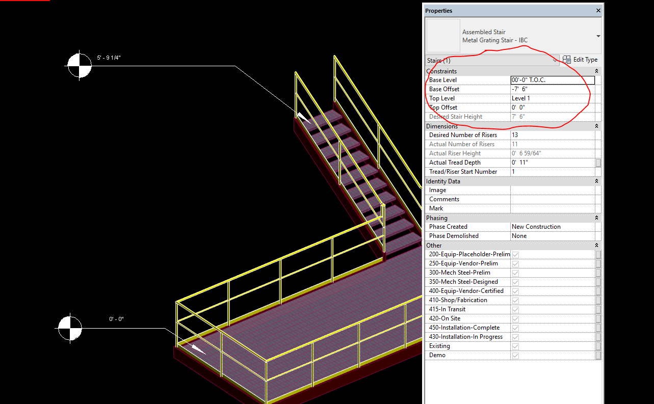 Stair with landing at starting path - Autodesk Community