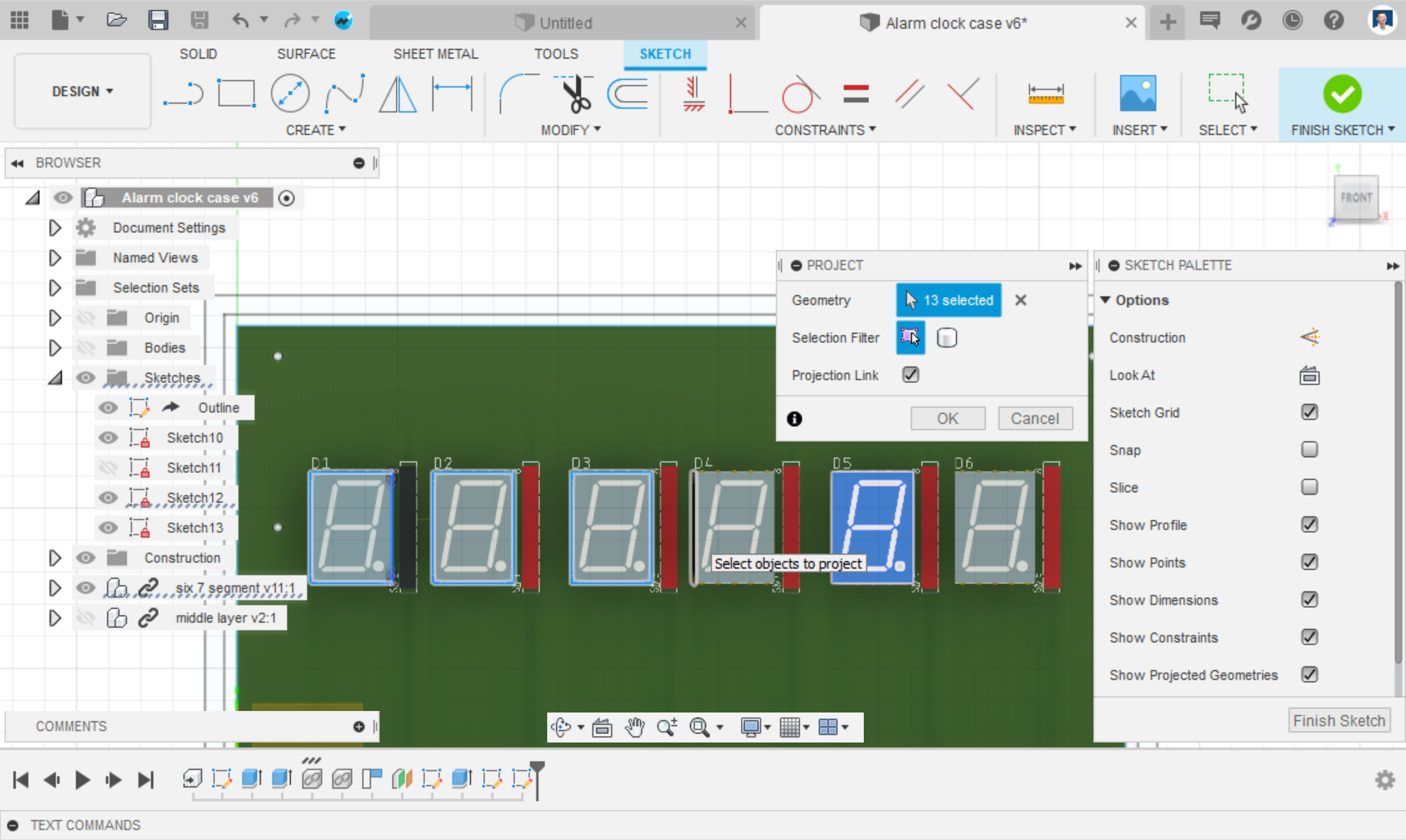 Solved Extrude Cut 7 Segment Segment From Body Autodesk Community