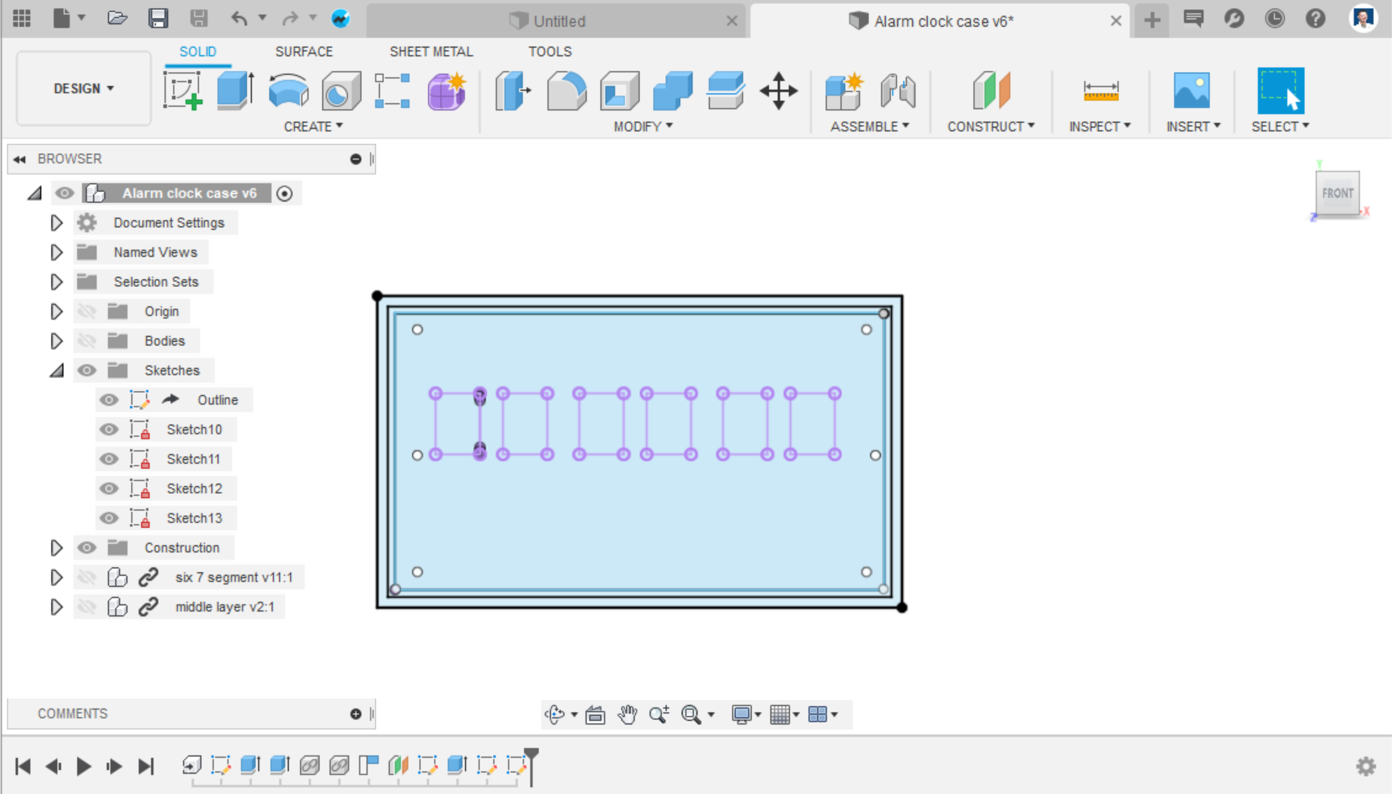 Solved Extrude Cut 7 Segment Segment From Body Autodesk Community