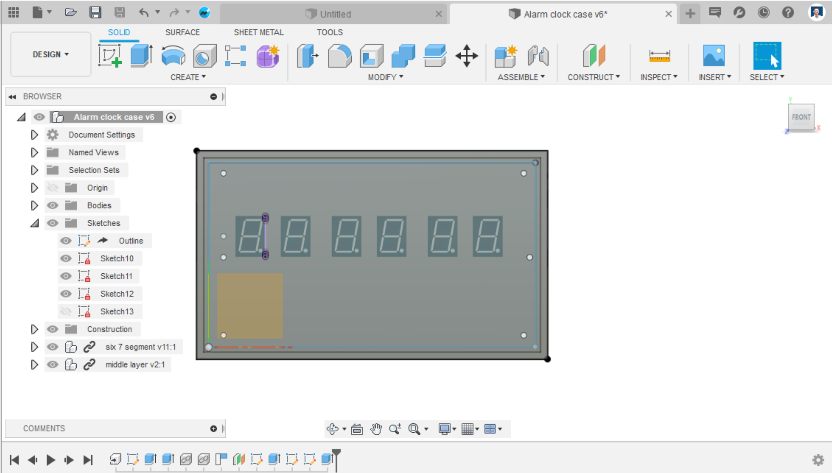 Solved Extrude Cut 7 Segment Segment From Body Autodesk Community