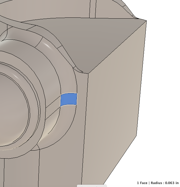 Solved: Unable to clean up surface / blend radii - Autodesk Community