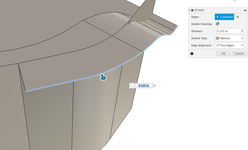 Solved: Unable to clean up surface / blend radii - Autodesk Community