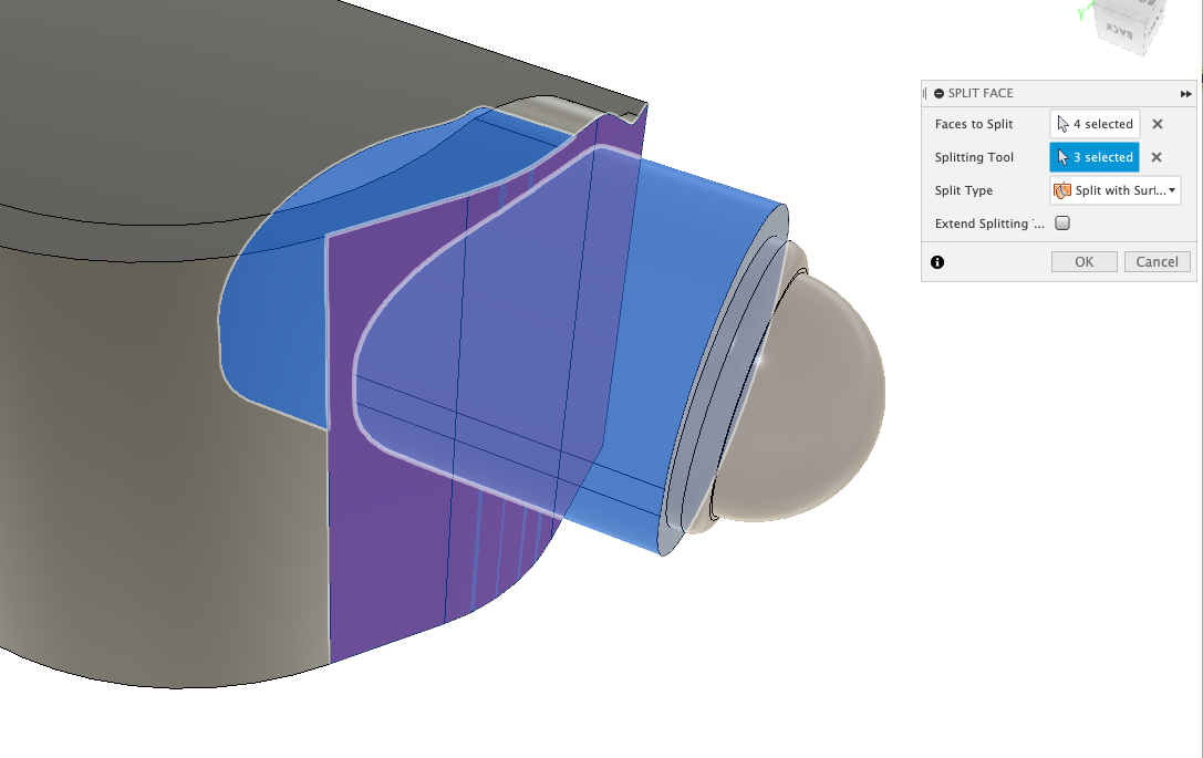 Solved: Unable to clean up surface / blend radii - Autodesk Community