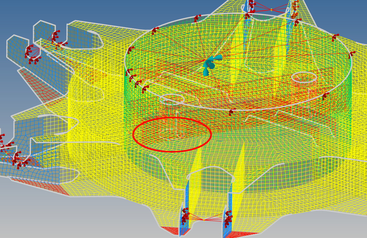 Solved Continuous Meshing Not Working Across Adjacent Shell Elements Autodesk Community