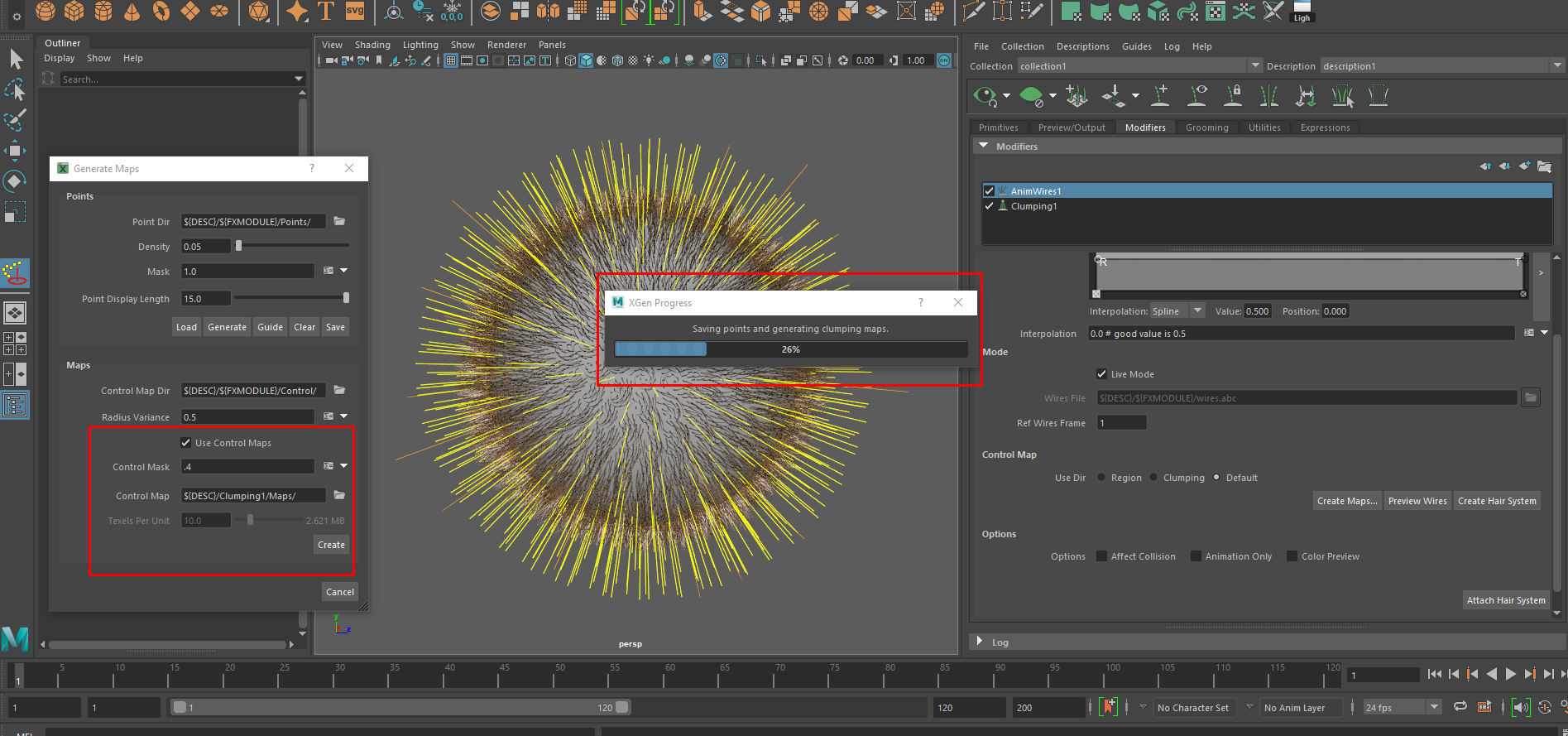 Xgen Anim Wires Slow Process - Autodesk Community