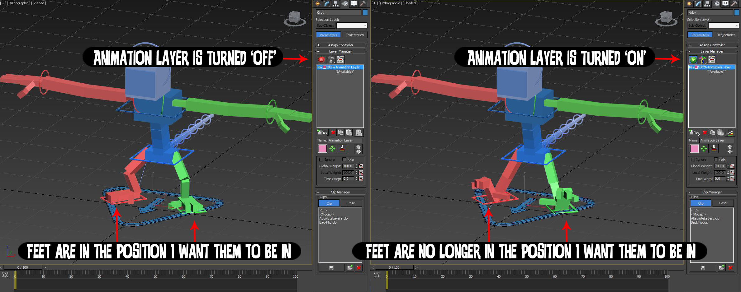 CAT rig and 'Additive To Setup Pose' issues. - Autodesk Community