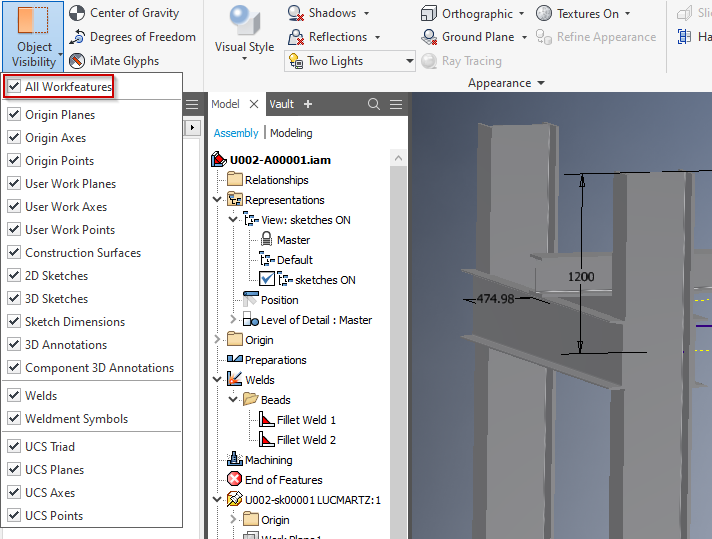 Solved: To Assign Design View Representations to 1st Level Parts and sub-assemblies in current ...
