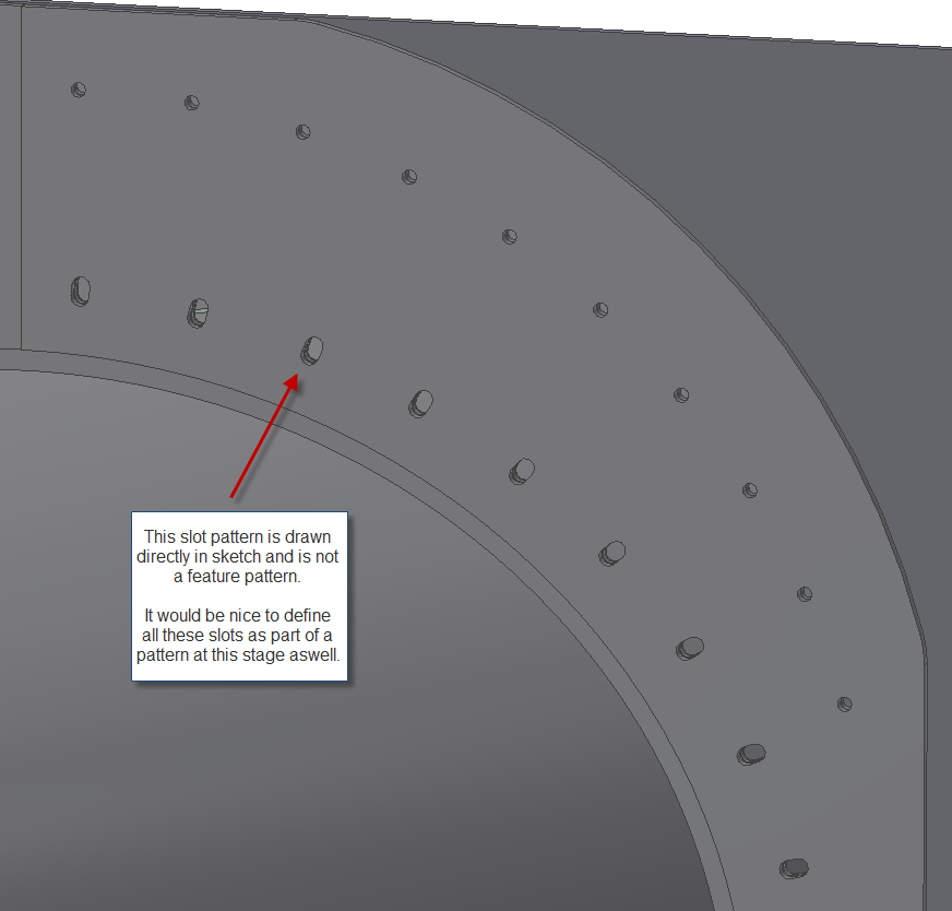 Custom Feature Pattern / Mark bolts to place bolts,fastners etc ...