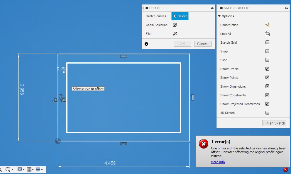 Negative offset in sketch not working - Autodesk Community