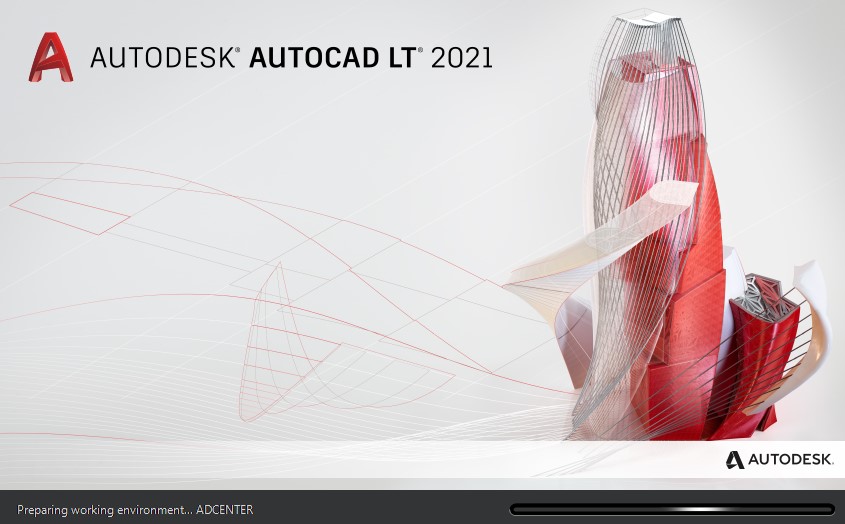 autocad 2021 slow startup - stuck at "preparing working environment ...