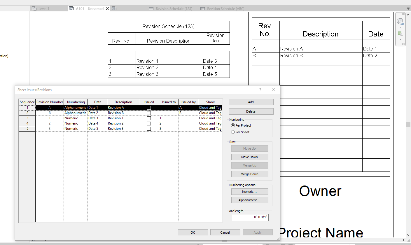 Solved: How to filter Revision Number of Alphanumeric in Schedule Graphics Revit Title Block ...