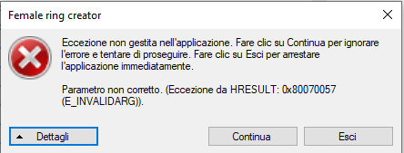 Solved: The error : Exception from HRESULT 0x80070057 - Autodesk Community