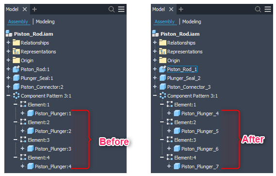 Solved: Change occurence name via ilogic - Autodesk Community
