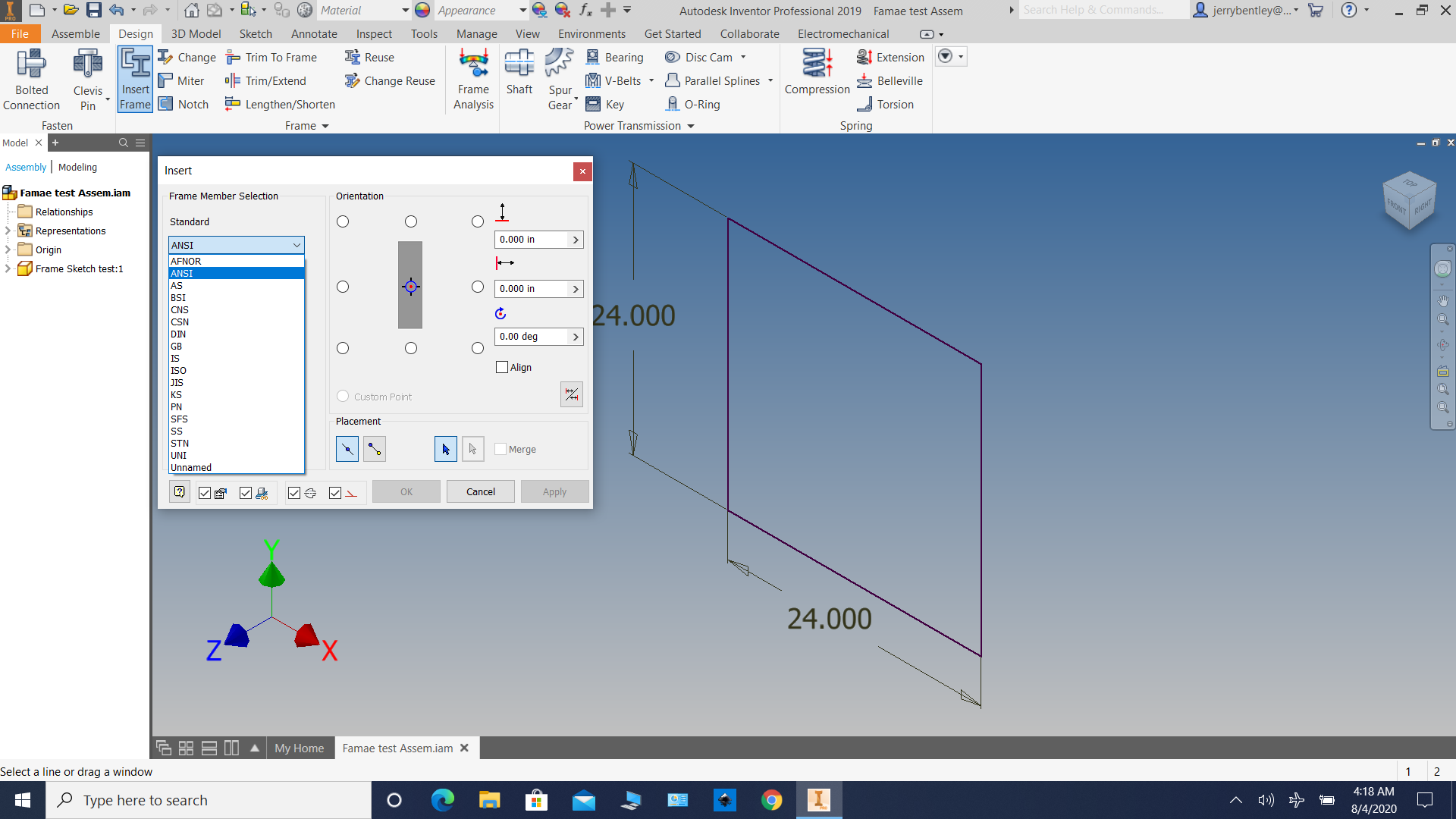 Solved: Custom frame member fourm - Autodesk Community
