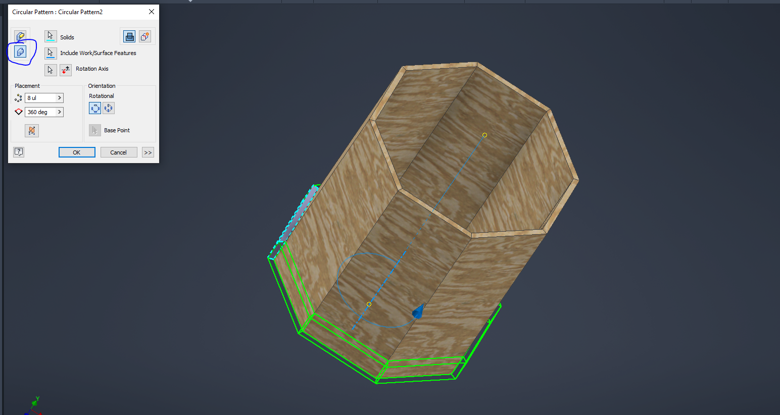 Solved: How do I use a Circular Pattern on a Split Solid - Autodesk Community
