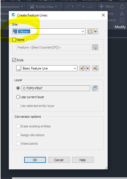 Solved: Feature line not showing in Toolspace - Autodesk Community