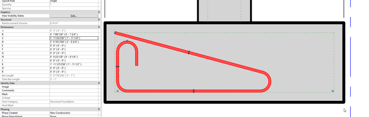 Rebar: Measure dimensions of acute angles to extent of bend radius and ...
