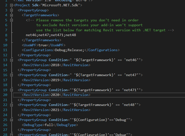 Multi-targeting Revit 2019 + 2020 using MSBuild - Autodesk Community
