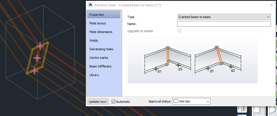 Stiffener on Mitre connection - Autodesk Community
