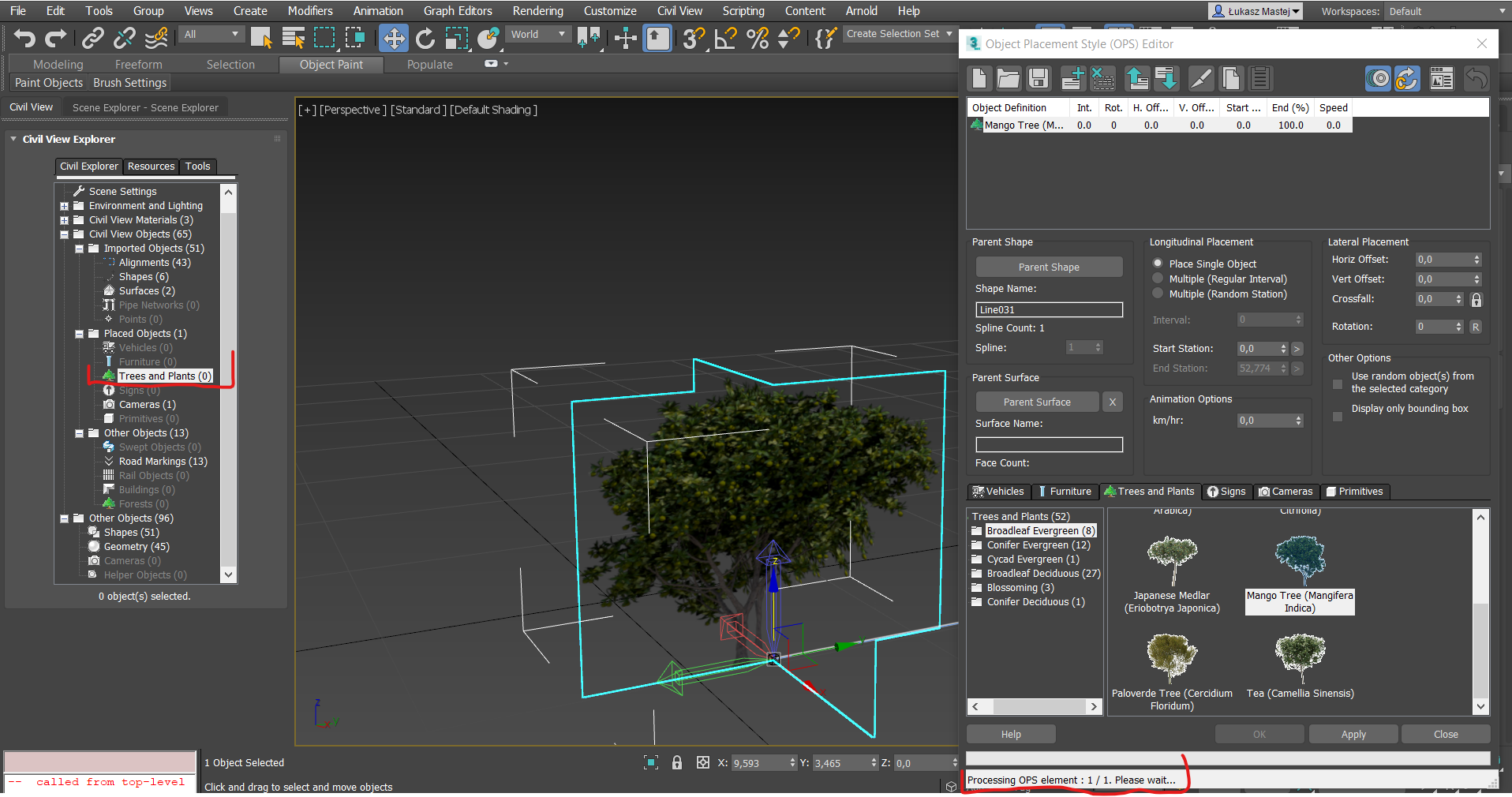 Object Placement Style - problem - Autodesk Community