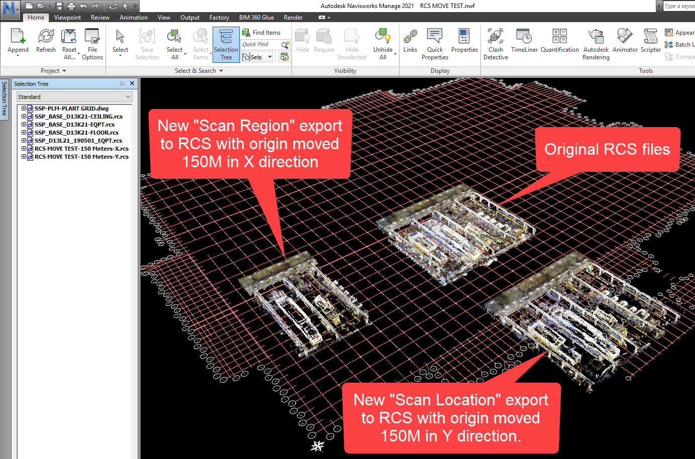 Solved: I got RCS files, can I move the points cloud or change the ...