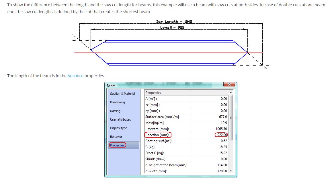 SAW LENGTH OF BEAM IN BOM - Autodesk Community