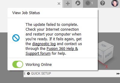 Solved: Fusion Update failed to complete - Autodesk Community