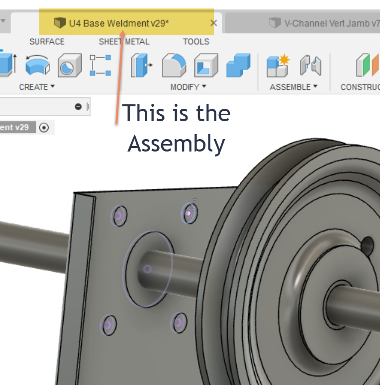 Solved: Using Project command in assembly to add features to piece-part ...