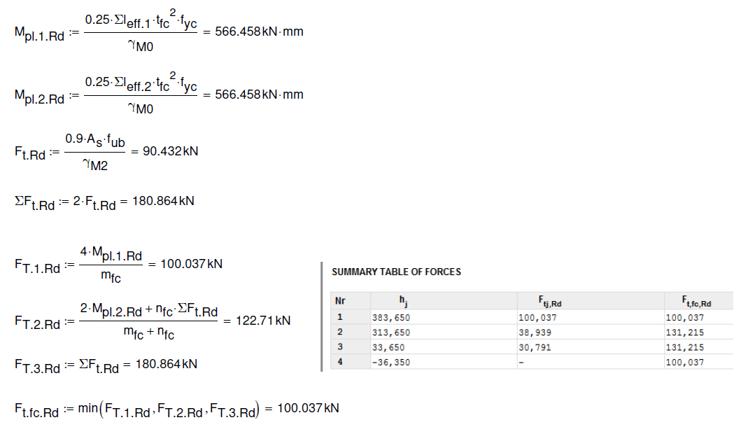 Solved: Steel Connection Design - calculation detail elaboration ...