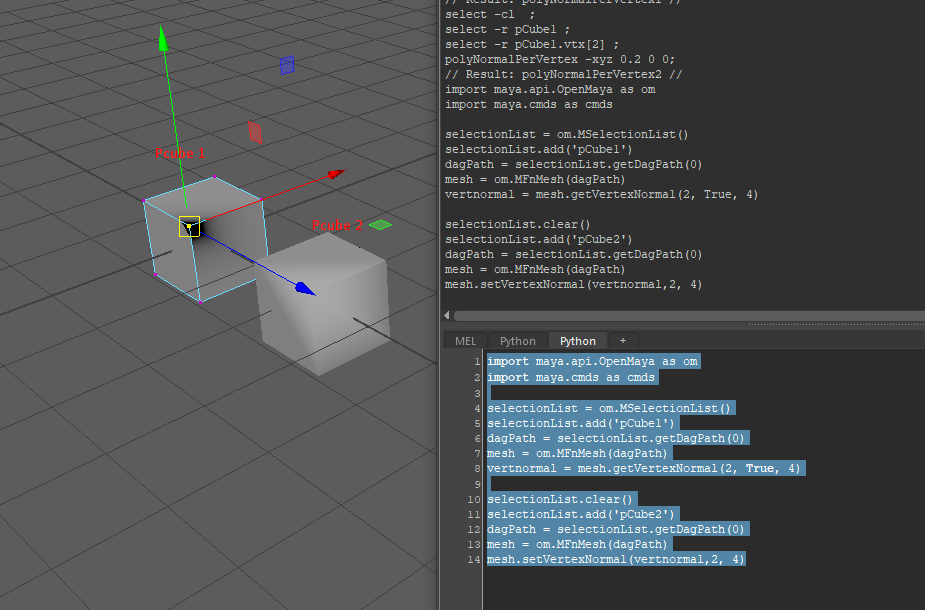 Solved: polyNormalPerVertex normals issue? - Autodesk Community