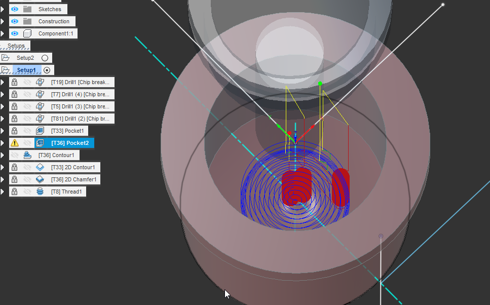 Solved: Need help with strategy for machining inside of radius pocket - Autodesk Community