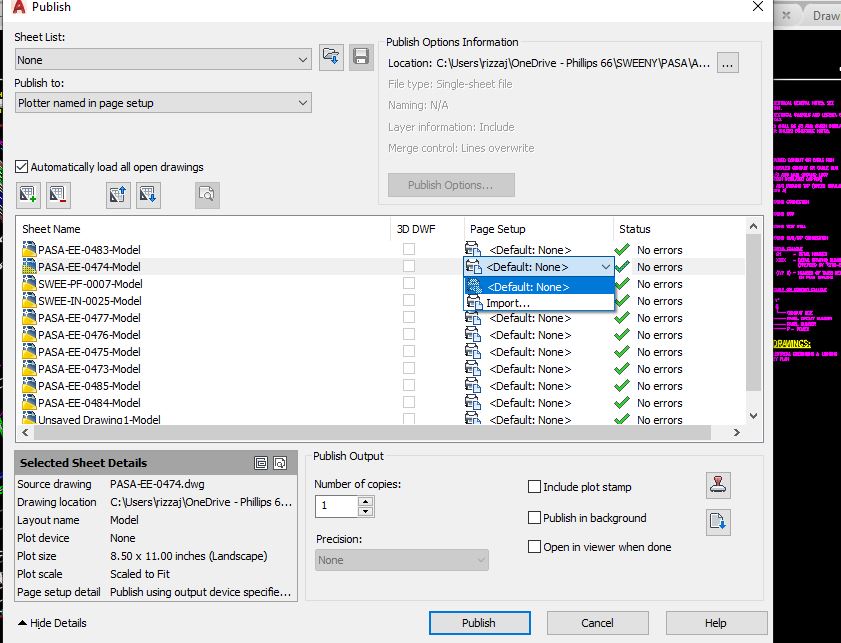 Solved: publish problems - Autodesk Community