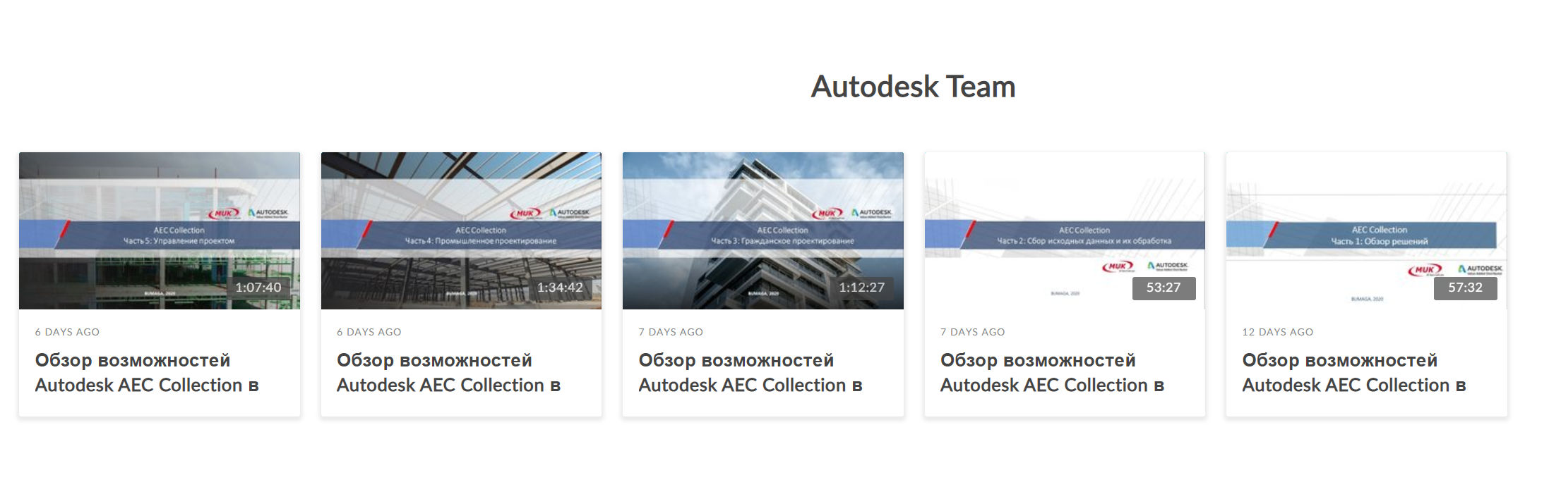 Решено: Вебинары "Обзор возможностей Autodesk AEC Collection в 2020 ...