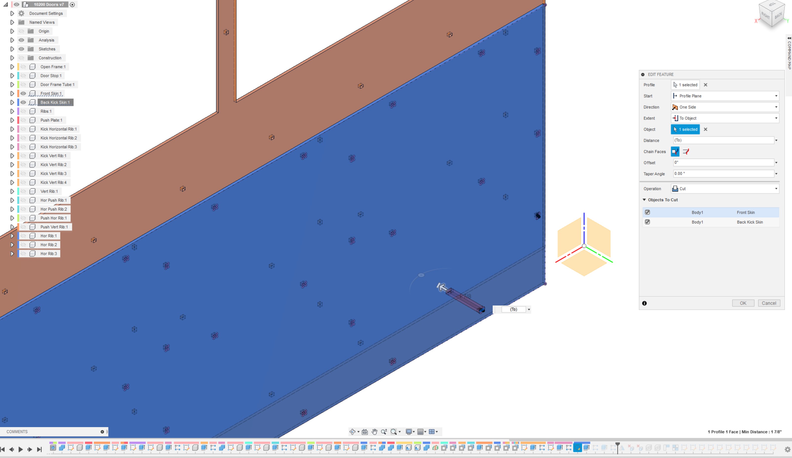 Changing components affected by rectangular pattern - Autodesk Community