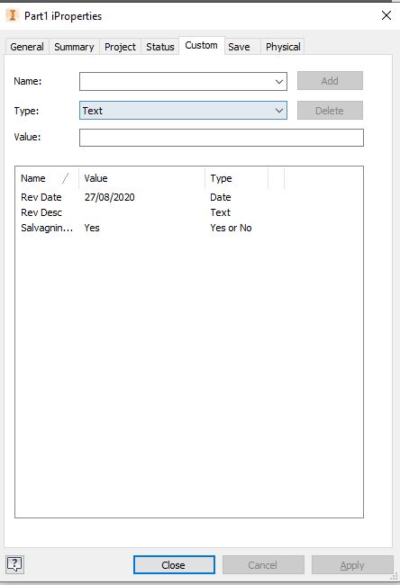Solved: I-Logic for Custom properties - Autodesk Community