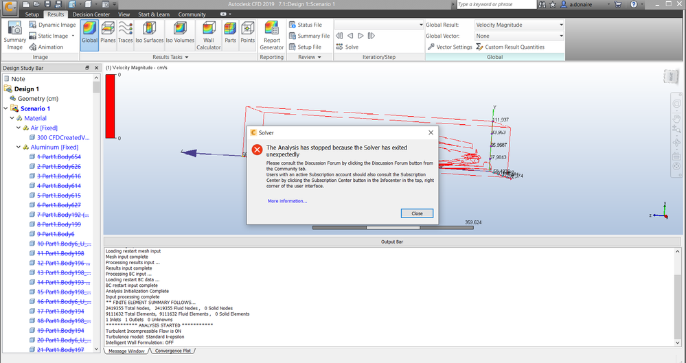 Trouble when running a simulation - Autodesk Community