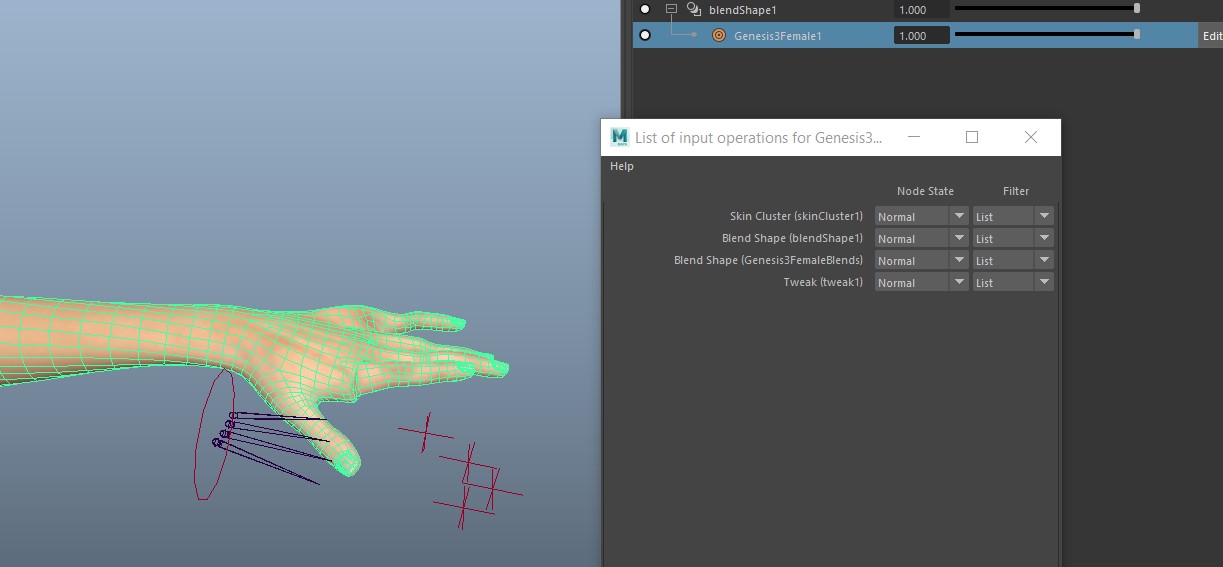 Solved: HumanIK rig, cannot add new blendshape targets without moving ...