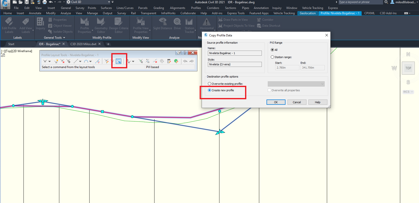 How to create a new profile from existing one? - Autodesk Community