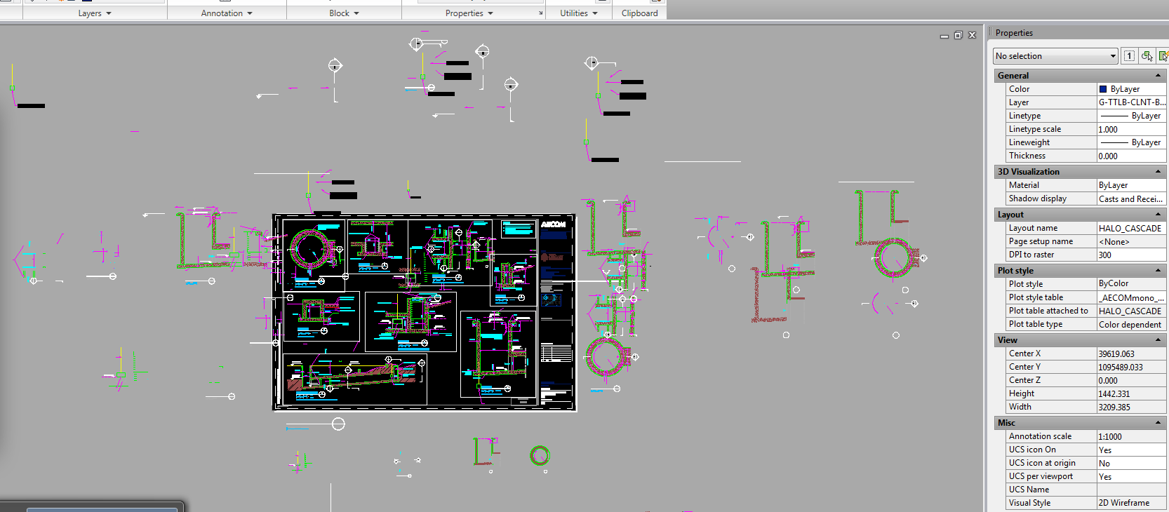 Model space appearing in paper space as background - Autodesk Community