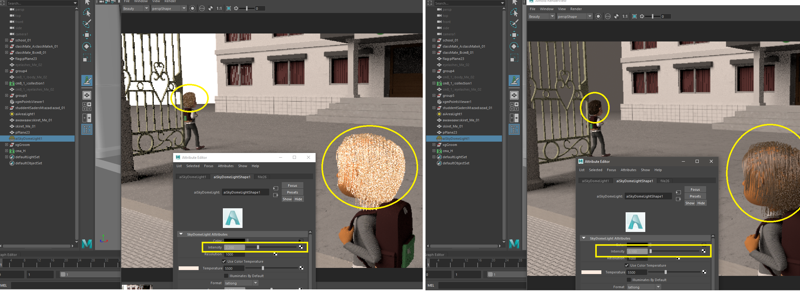 Solved: Xgen fur renders very bright, and cannot be edited - Autodesk Community