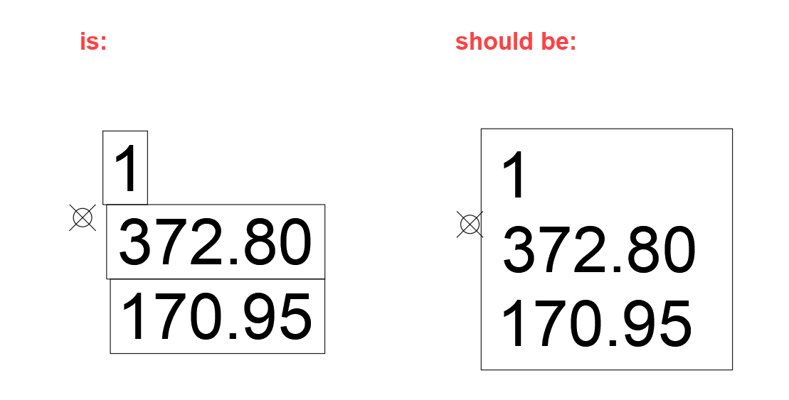 Create text frames around multiple text components - Autodesk Community