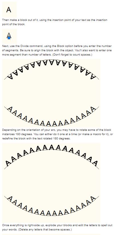 Solved: Text along arc? - Autodesk Community